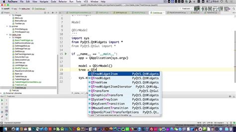 Image result for PyQt QTreeView