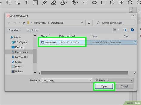 Image result for Attach File to PDF Document
