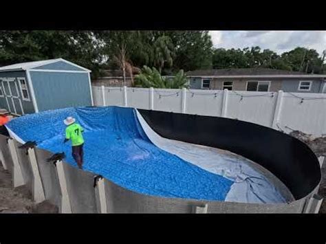 Image result for Oval Pool Install