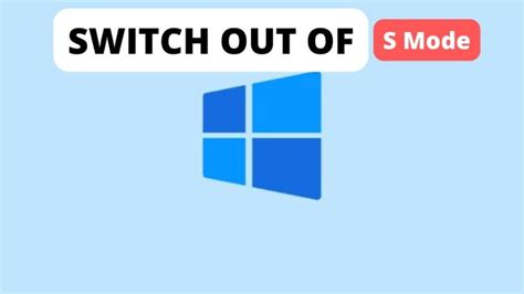 Image result for Switch Computer Back to S Mode