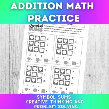 Image result for Symbol Sums Math Problem