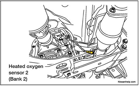 Image result for Nissan O2 Sensor Location
