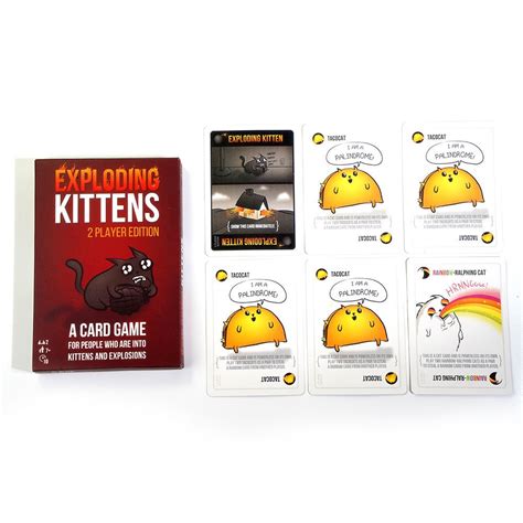 Image result for Exploding Kittens 2 Player Edition