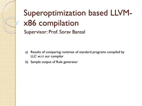 Image result for LLVM Optimization