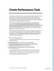 Image result for Code Create Performance Task Examples