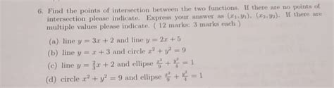 Image result for Finding Intersection Point of Two Functions