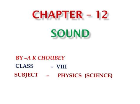 Image result for Class 8 Sound Chapter Explain