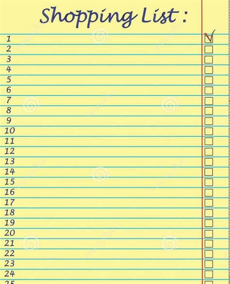 Image result for Shopping List Template Simple Note