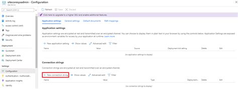 Image result for appSettings Azure Connection Strings