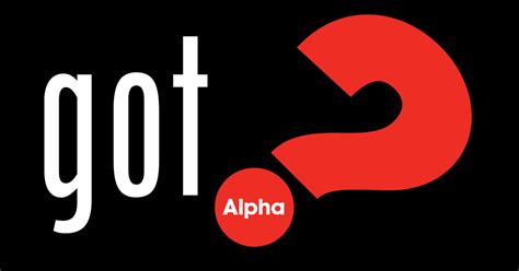 Image result for High Resolution Alpha Course Logo