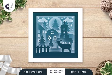 Image result for Reindeer Shadow Box Tutorial