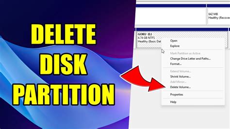 Image result for Remove Disk Partition Windows 1.0