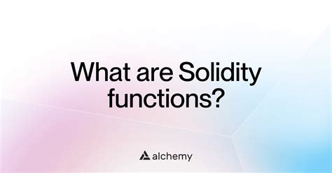 Image result for Solidity Functions