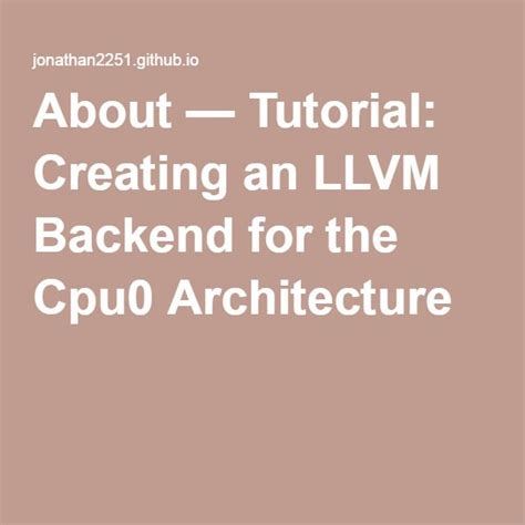 Image result for LLVM Frontend/Backend