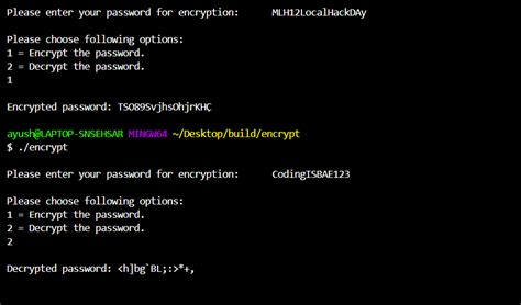 Image result for Encrypt with Password Example. Sign