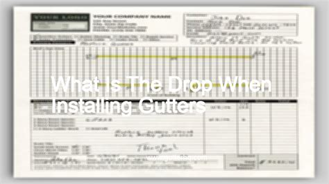 Image result for How Much Drop for Gutter