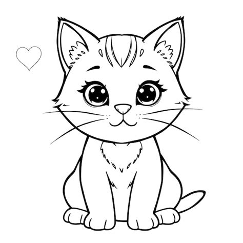 Image result for Cat Drawing Coloring
