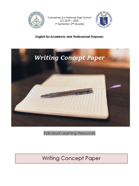 Image result for Writing Concept Paper