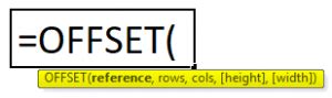 Image result for Excel Offset Row Formula
