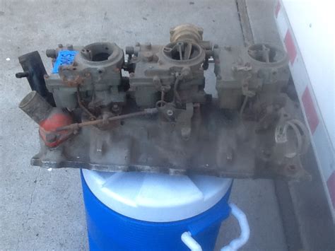 Image result for Chevy Tri-Power Intake