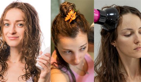 Image result for Using a Diffuser On Straight Hair