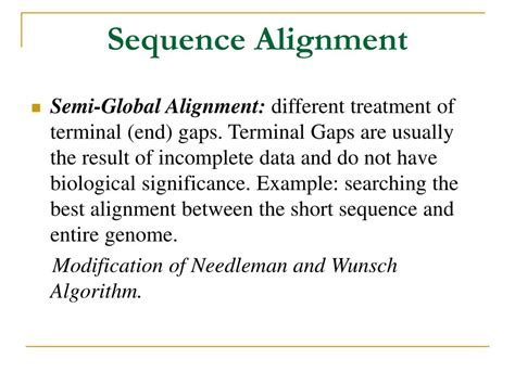 Image result for Global Sequence Alignment Examples