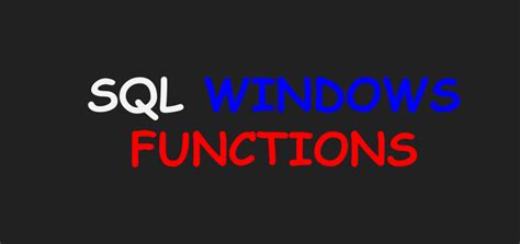 Image result for How Do Window Functions Work