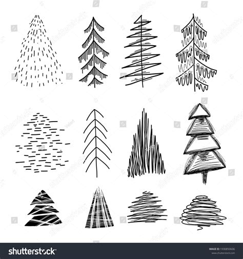 Image result for How to Draw a Tree in Hatching