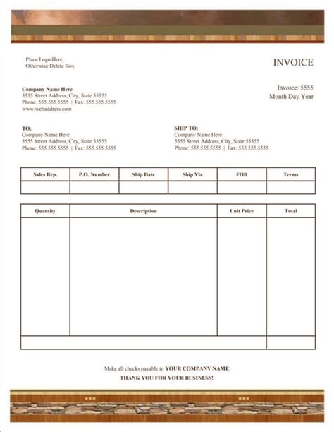 Image result for Invoice Sample Soft Copy