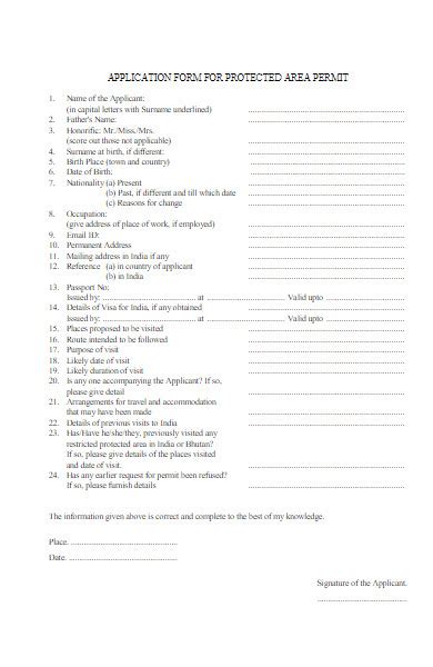 Image result for Entry Permit Form