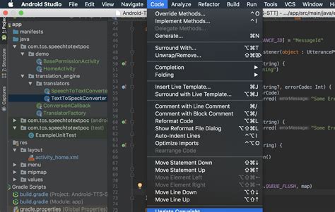 Image result for Android Studio Build Menu