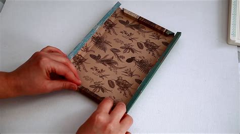 Image result for Applying Paper to Back of Picture Frame