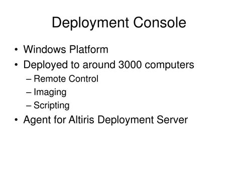 Image result for Altiris Deployment Console