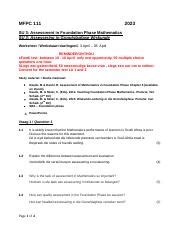 Image result for Mfpf 111 Module Notes