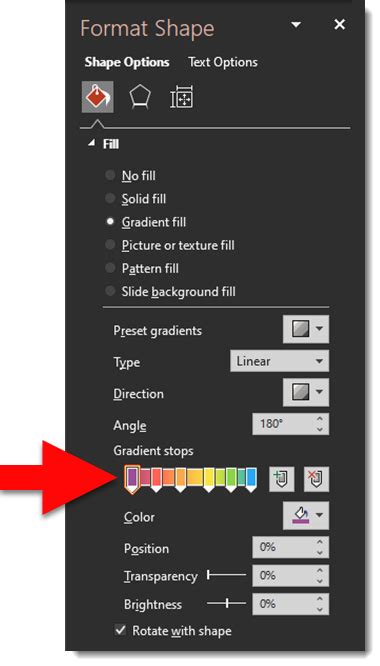 PowerPoint Rainbow Gradient - The PowerPoint Blog