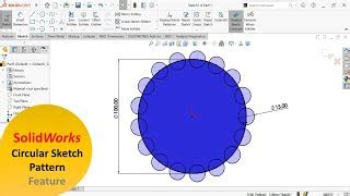 Image result for Circular Pattern SolidWorks