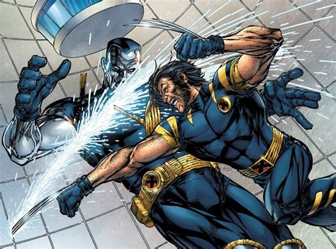 Image result for Colossus versus Wolverine