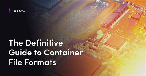 Image result for Container Formats