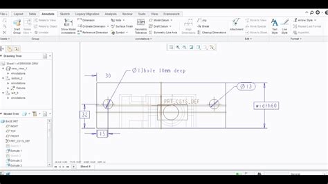 Image result for Basic Drawing of Creo