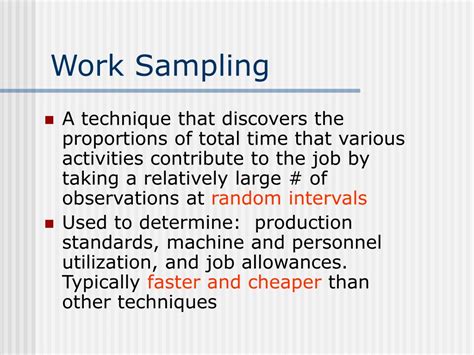 Image result for What Is Work Sampling Study