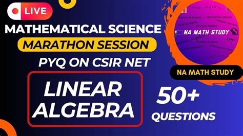 Image result for CSIR Net Linear Algebra Questions