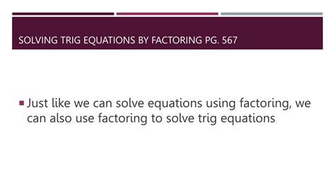 Image result for Solving Trig Equations Using Factoring