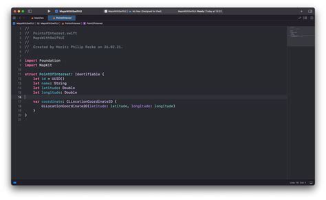 Image result for Swiftui MapKit Set Initial Pin