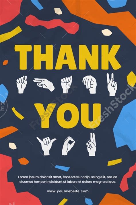 Image result for Thank You Sign Language