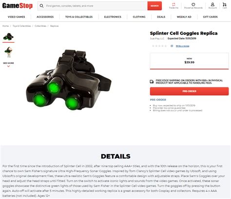 Image result for Splinter Cell Night Vision