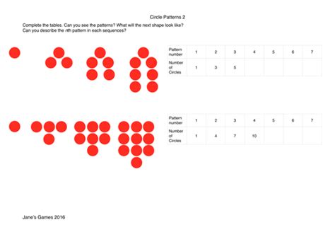 Image result for Pattern Growth Questions in Math