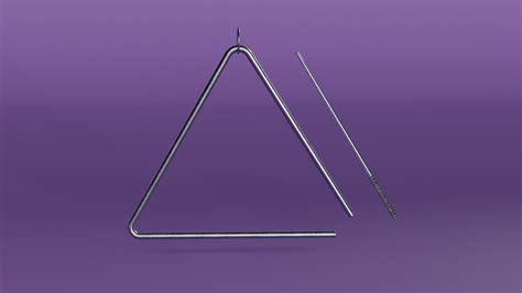 Image result for Triangle Instrument 3D Model