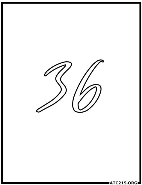 Image result for Number Block 36 Coloring Page