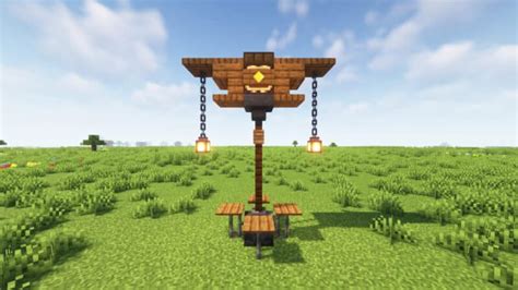Image result for Torch Lamp Post Minecraft