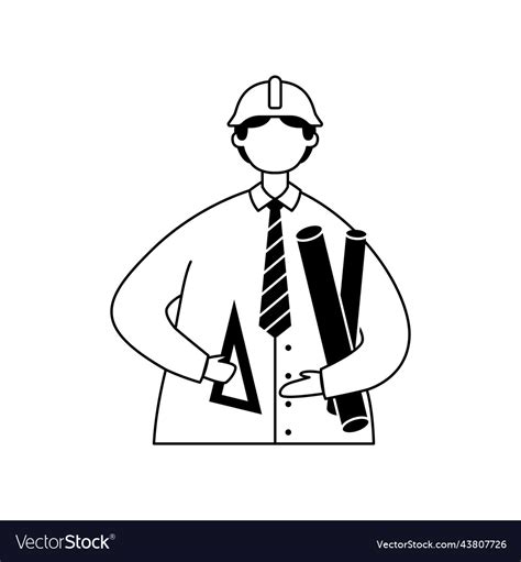 Image result for Vector of a Primitive Drawing of Engineer